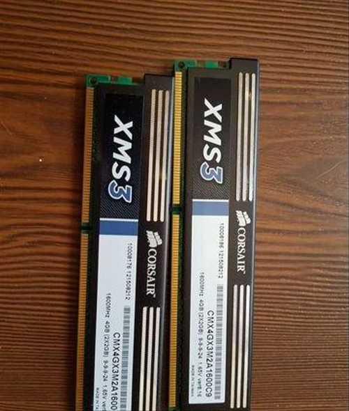 Corsair XMS3 DDR3 CMX4GX3M2A1600C9