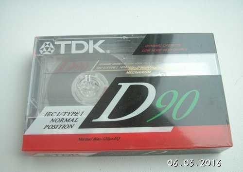 Касеты аудио TDK запечатанные