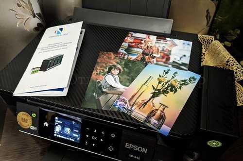 Epson XP-442 с снпч и чернилами