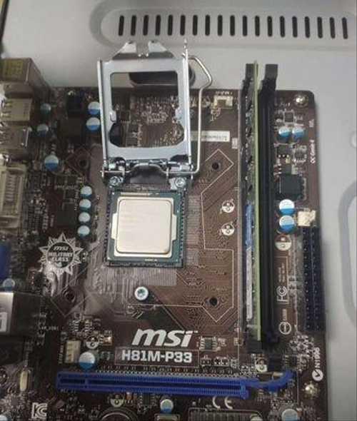 Сборка Intel i5-4590+8gb ddr3+MSI H81M-P33
