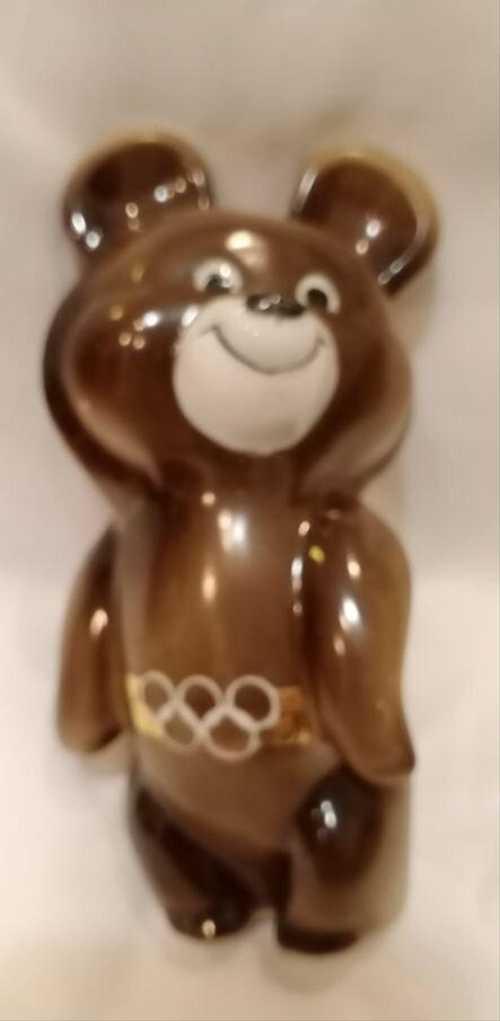 Фарфоровый олимпийский мишка Дулево