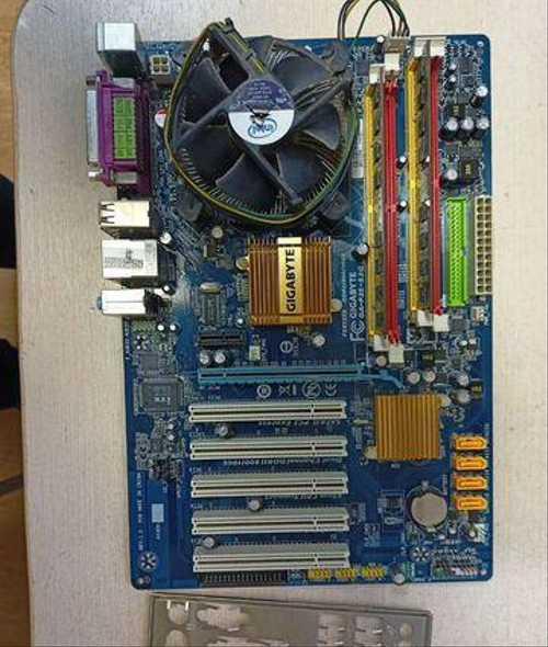 Gigabyte ga-p35-s3g + Intel e6850 +озу 4 gb ddr2