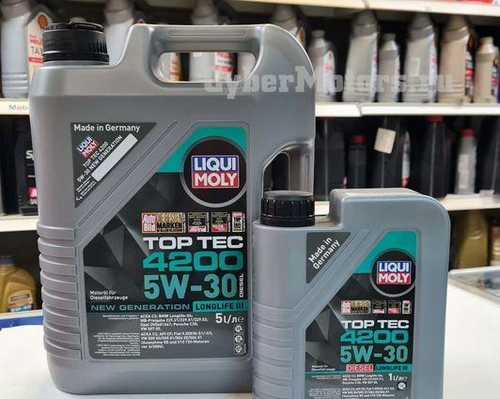 Liqui Moly Top Tec 4200 5W-30 Diesel New Gen, 5л