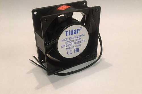 Вентилятор tidar 9238hsl, 92x92x38mm. 220v, характ