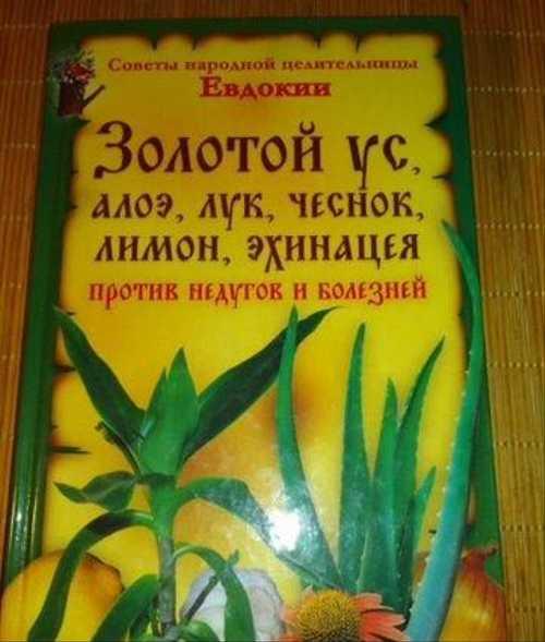 Золотой ус, алоэ, чеснок, лимон, эхинацея