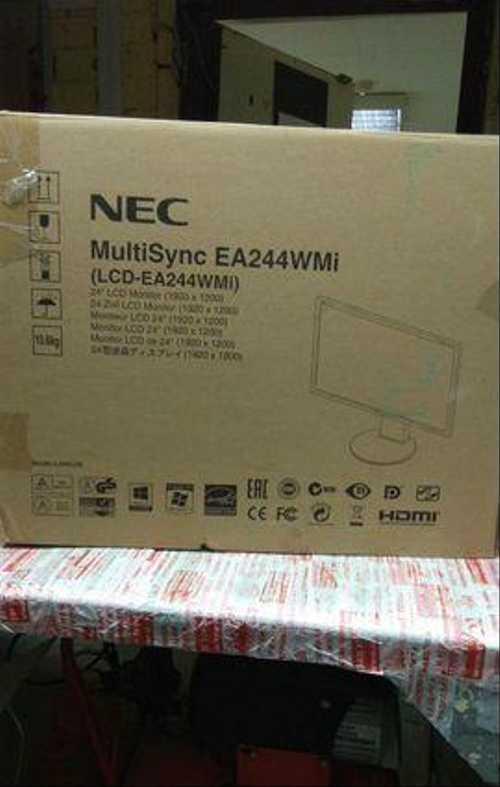 24" ЖК монитор NEC EA244WMi-BK