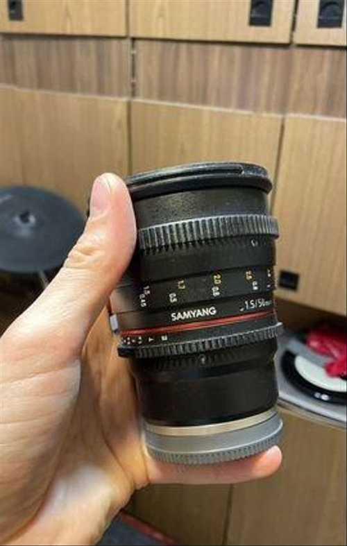 Объектив Samyang Cine Lens 50 mm Sony E