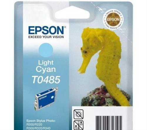 Картридж epson T0485 голубой