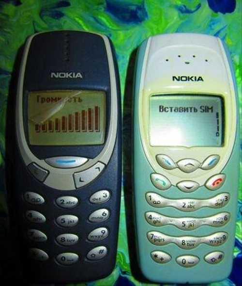 Nokia 3310 и Nokia 3410 новое состояние оригиналы