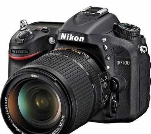 Фотоаппарат Nikon D7100 18-105 VR Kit + 2