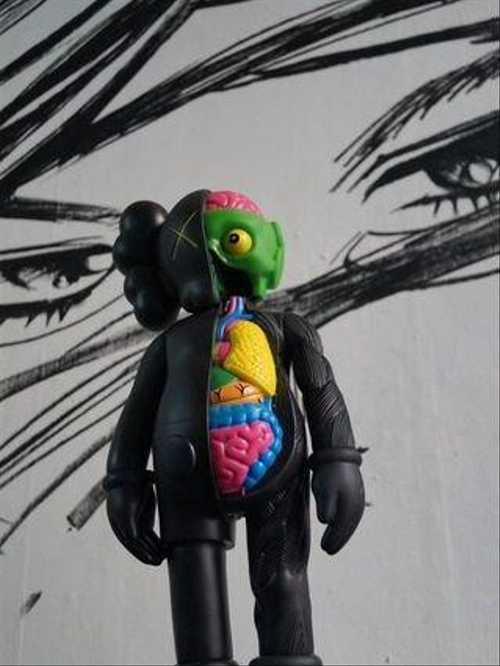 Kaws Companion подарок черный