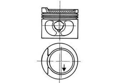 Поршень поштучно autowelt PN51050 1.6 81.0