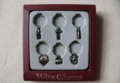 Набор маркеров для бокалов wine charms