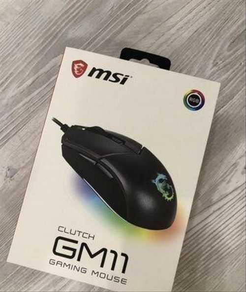 Мышка USB optical gaming clutch GM11 MSI
