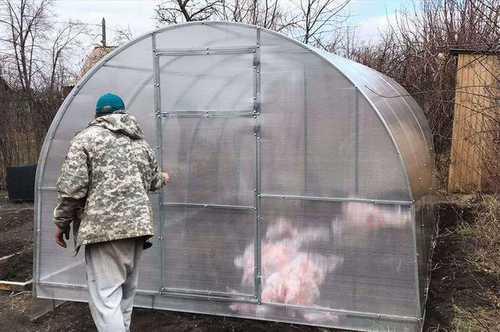 Теплицы из поликарбоната на Сваях