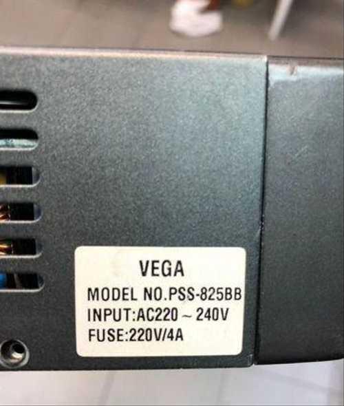 Блок питания vega pss-825bb