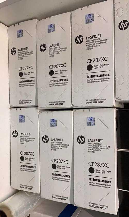 Картридж HP CF287X черный увеличенный, № 87X