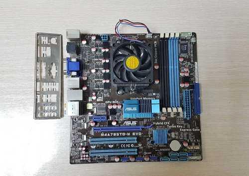 Комплект MB asus + CPU Athlon II X4 620