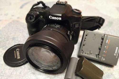Фотоаппарат Canon 40d (пробег 19к) объектив 15-85m