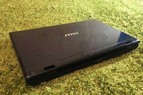 Ноутбук MSI CX620(core I3-M370+radeon HD 5000-1GB)