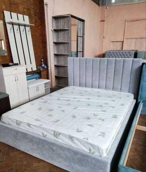 Кровать двухспальная Палермо грей