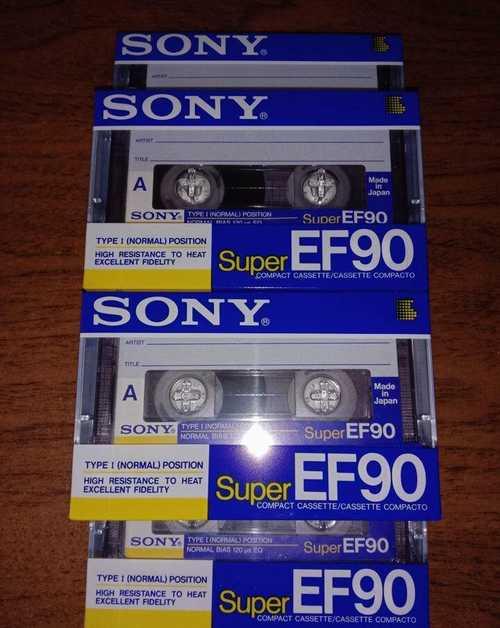 Аудиокассеты sony Super EF90