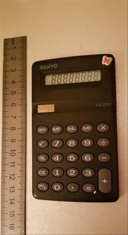Электронный микро калькулятор Sanyo CX-2730