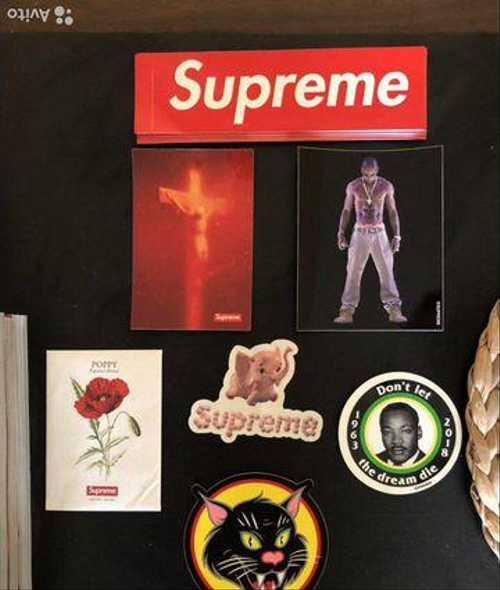 Стикеры supreme