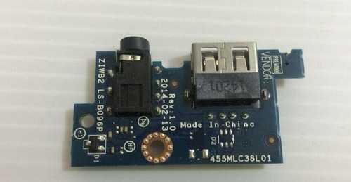 Плата USB на шлейфе Аудио Для Lenovo B50-45