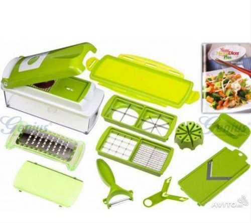 Овощерезка nicer dicer plus (зеленый)