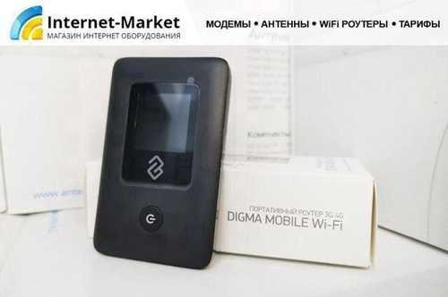4G LTE мобильный USB модем - WiFi роутер Digma2
