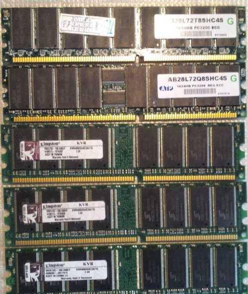 Оперативная память DDR, DDR1, DDR2, DDR3, SO-dimm