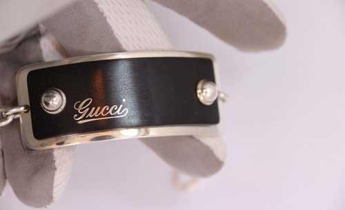 Браслет Gucci Sterling Silver & Black Wood