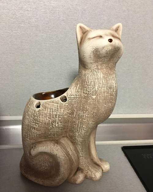 Аромалампа подсвечник кошка (не пластик)