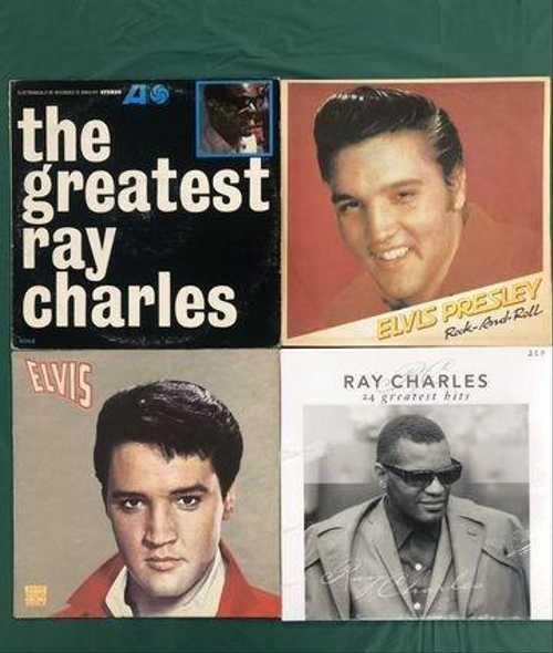 Винил Ray Charles, Elvis Presley, C.Perkins имп