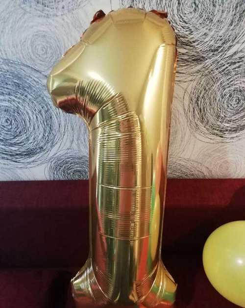 Надувная цифра 1 метровая