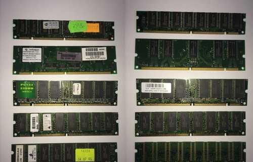 Оперативка sd-ram 5шт + DDR3 +DDR2