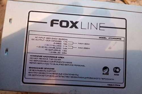 Блок питания, FOX line ATX400PRS, 400 Вт