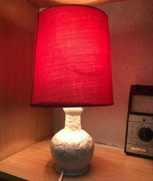 Светильник ночник прикроватный фарфоровый клеймо