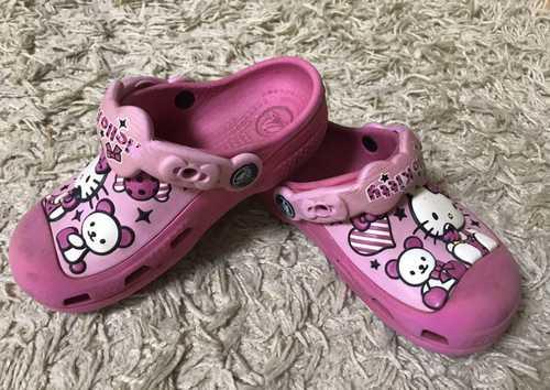 Кроксы Hello Kitty размер С10-С11