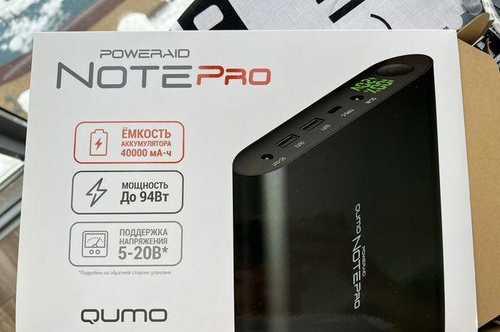 Аккумулятор Qumo PowerAid Note Pro 40000