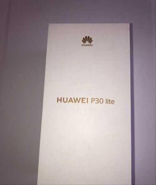 Коробка от Huawei P30 lite