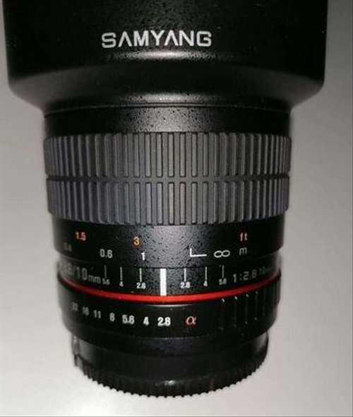 Объектив Samyang 10mm f/2.8 Minolta A