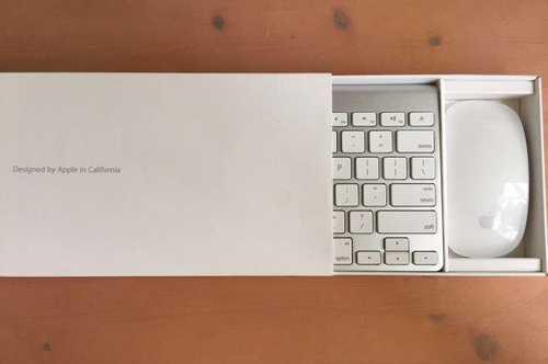 Беспроводная клавиатура + мышь apple