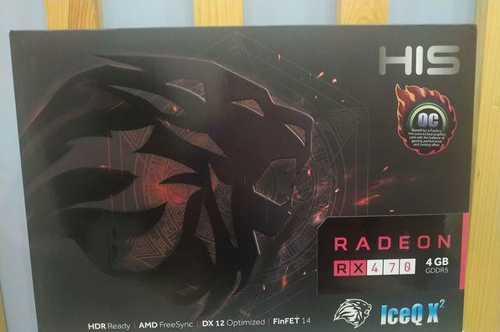 Видеокарта HIS radeon RX470 4GB