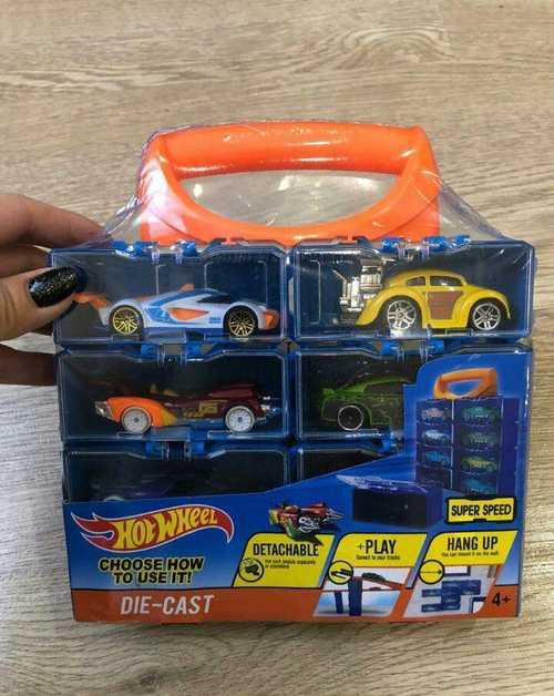 Портативный Кейс Хот Вилс Hot Wheels Машинки