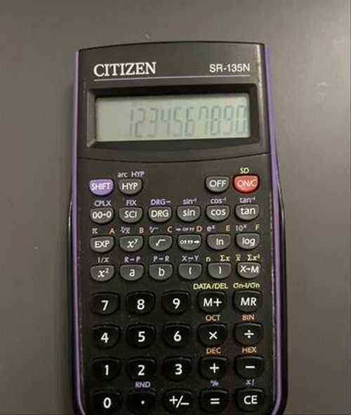 Научный калькулятор citizen SR-135N