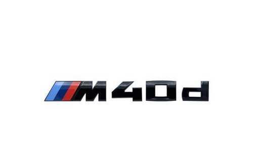 Черная эмблема для BMW M40D X4 G02