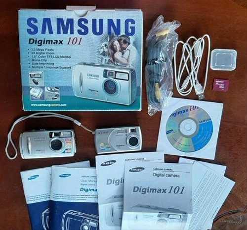 Цифровой фотоаппарат Samsung Digimax 101 и 202 2шт