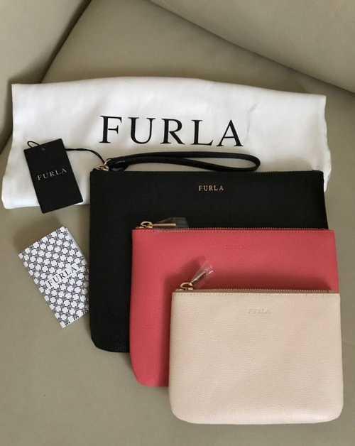 Furla Royal набор клатч/косметичка/кошелек